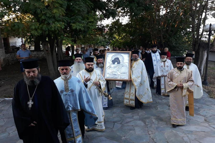 Υποδοχή Εικόνας Παναγίας Ελεούσης στην Ι.Μ. Θεσσαλιώτιδος | proseuxi.gr