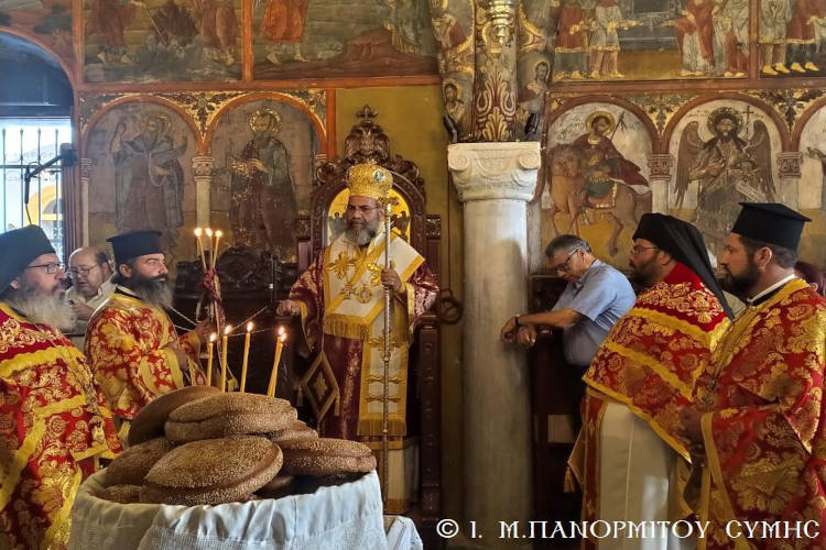 Εορτή του εν Χωναίς Θαύματος του Αρχαγγέλου Μιχαήλ στον Πανορμίτη ...