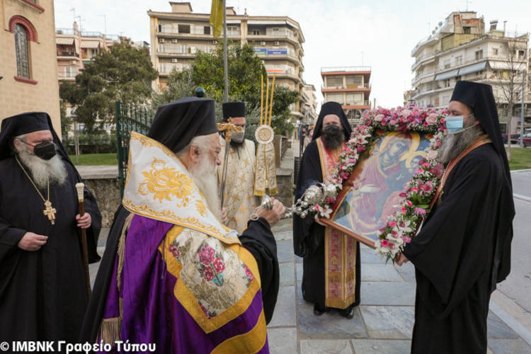 Η Βέροια υποδέχτηκε την Ιερά Εικόνα της Παναγίας Δοβρά | proseuxi.gr