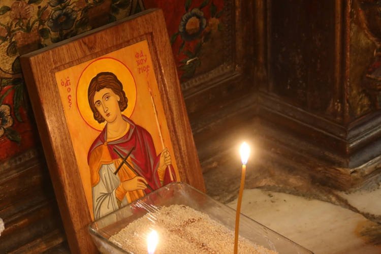 Η Εορτή του Αγίου Φανουρίου στην Ιερά Μονή Παναγίας Τουρλιανής Μυκόνου ...