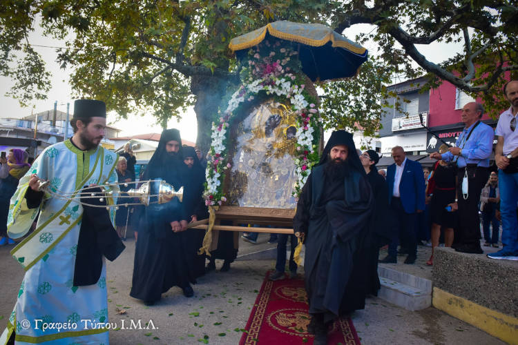 Υποδοχή της Θαυματουργού Εικόνος της Παναγίας της Γοργοϋπηκόου στην ...