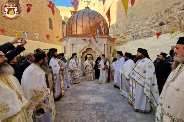 Η Εορτή του Οσίου Σάββα του Ηγιασμένου στο Πατριαρχείο Ιεροσολύμων ...