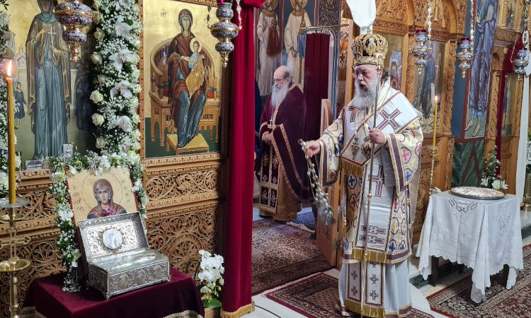 Η Εορτή της Αγίας Φιλοθέης της Αθηναίας στη Μητρόπολη Κηφισίας ...