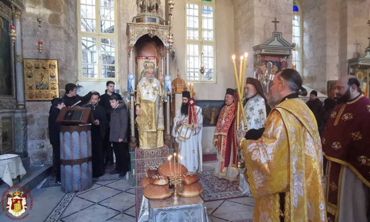 Η Εορτή του Αγίου Ιερομάρτυρος Χαραλάμπους στο Πατριαρχείο Ιεροσολύμων ...