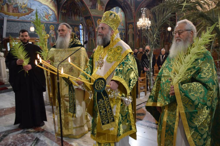 Η Κυριακή των Βαΐων στην Ιερά Μητρόπολη Τρίκκης | proseuxi.gr