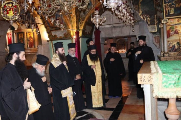 Προσευχή υπέρ ειρήνης του σύμπαντος κόσμου στο Πατριαρχείο Ιεροσολύμων ...