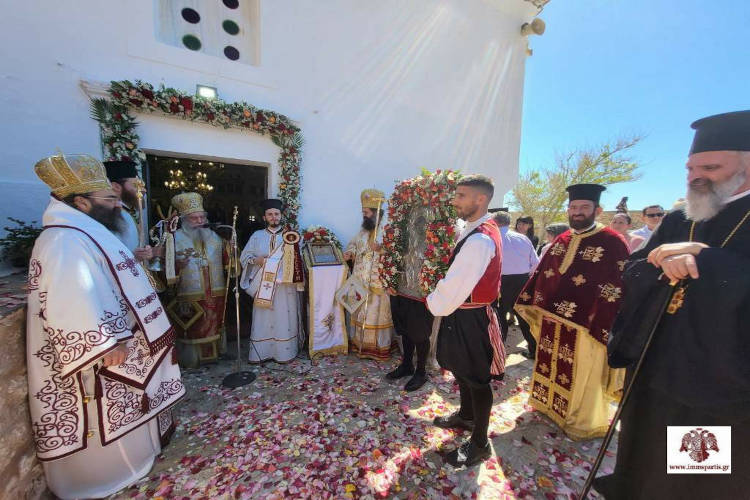 Λαμπρός εορτασμός της Παναγίας Χρυσαφίτισσας στη Μονεμβάσια | proseuxi.gr