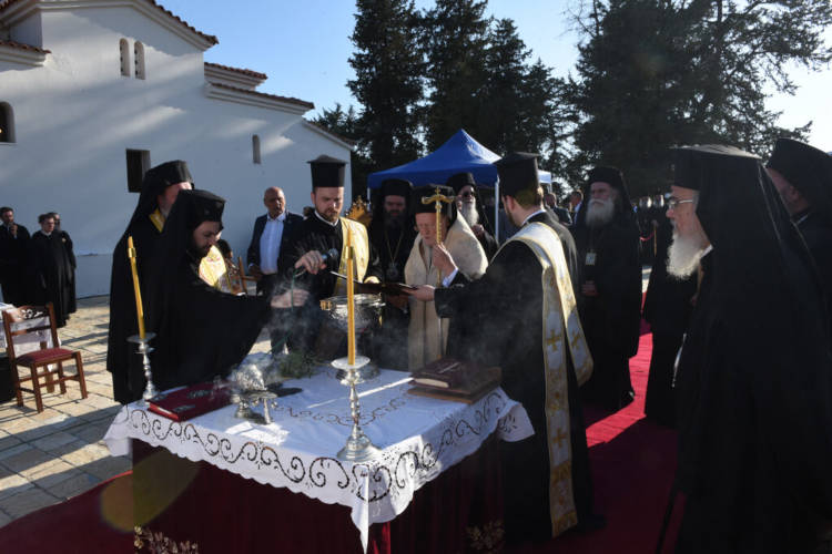 Μέγας Πατριαρχικός Εσπερινός στην Ιερά Μονή Αγίων Αποστόλων Λιθαρίου ...